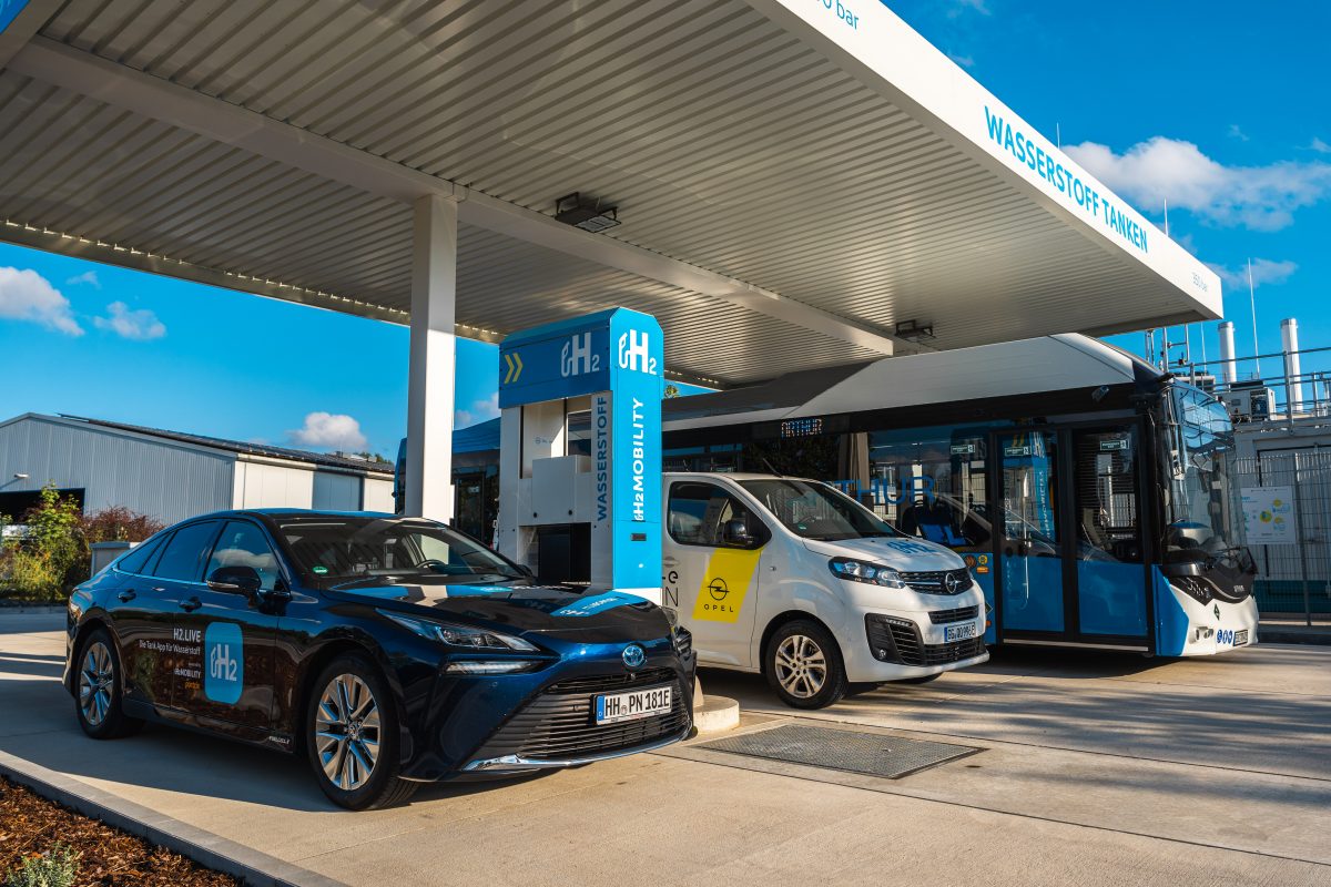 Wasserstofftankstellen und Fortschritt für Ihren Fuhrpark mit H2